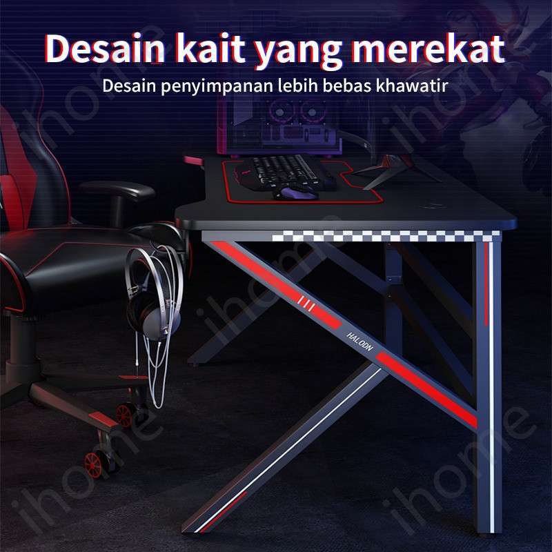 Promo 160cm Meja Komputer Meja Gaming Meja Kerja Meja Pc Diskon 45% Di ...