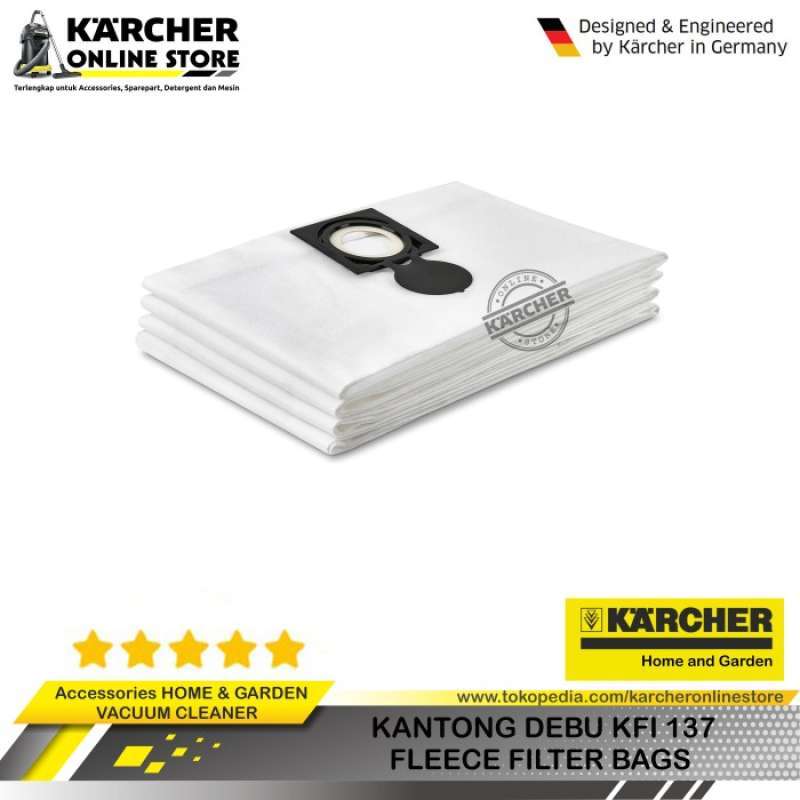 Promo Kantong Debu Kfi 137 Karcher Fleece Filter Bags Vacuum Cleaners ... Promo Kantong Debu Kfi 137 Karcher Fleece Filter Bags Vacuum Cleaners ...
