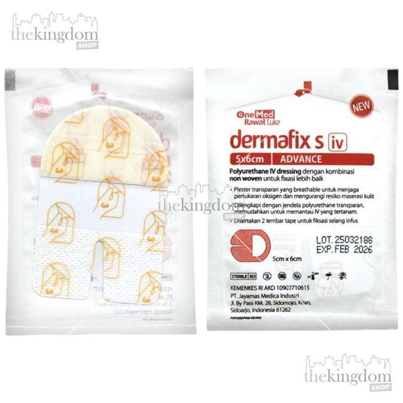 Jual Onemed Dermafix S Iv Advance 5x6cm Infusion Catheter Transparent ...