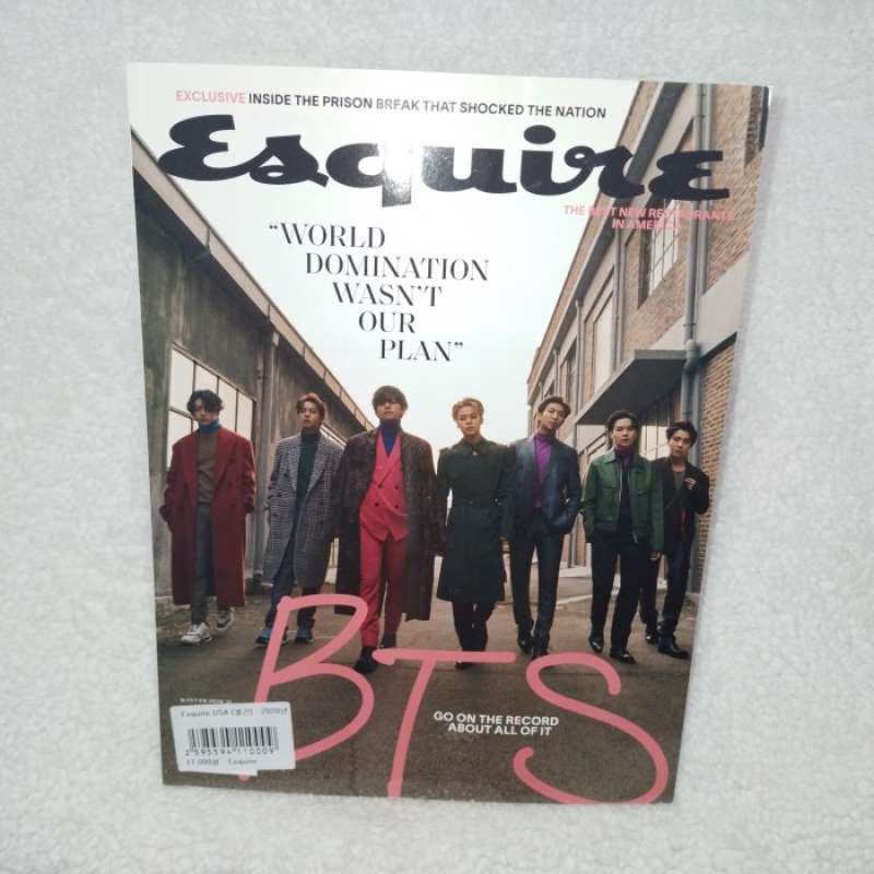 Jual Esquire Magazine Bts Edition Winter 2020/21 Buku Majalah Bts Official Di Seller Hachi ...