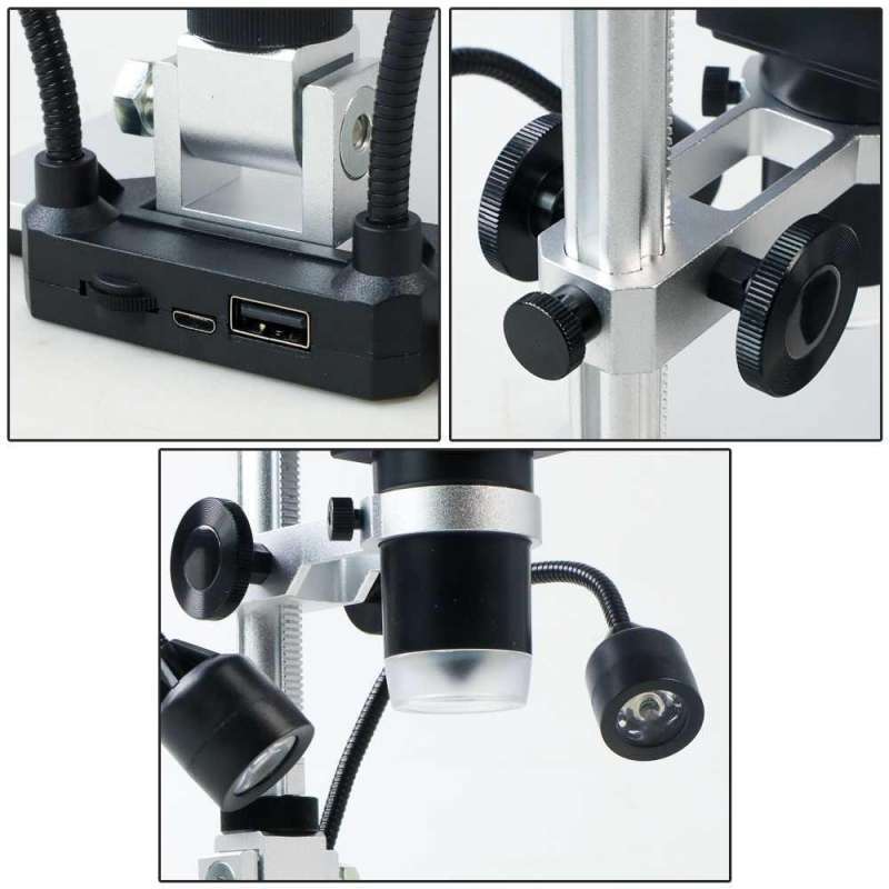 Jual Meterk Mikroskop Digital 12mp 1600x Dengan Monitor And Metal Stand ...