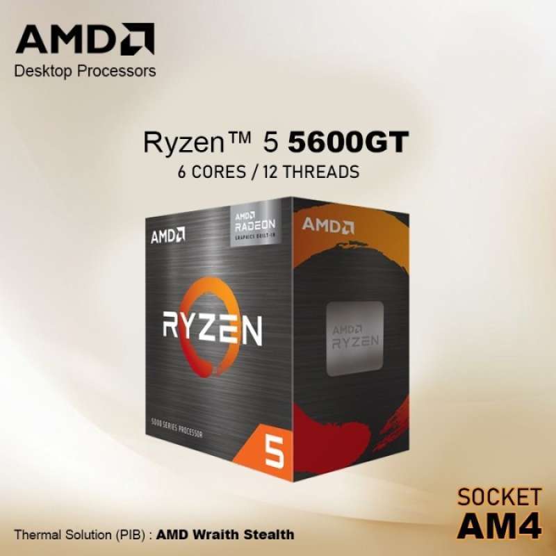 Jual Amd Ryzen 5 5600gt 3.6ghz Up To 4.6ghz Cache 16mb 65w Am4 [box] Di ...
