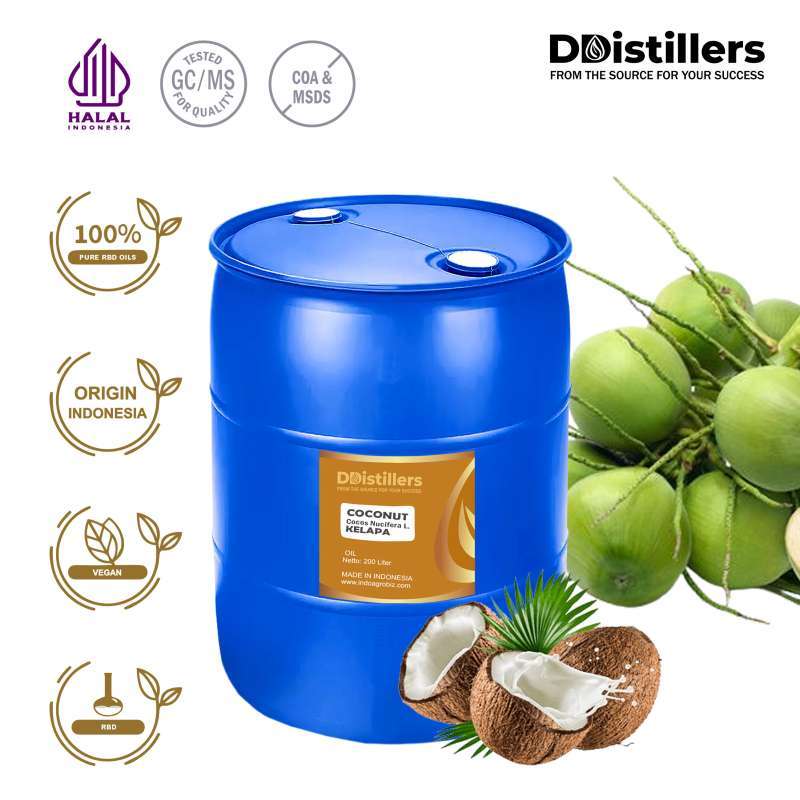 Jual Coconut / Kelapa Rbd Oil Pure 100%, 200l Drum Hdpe Di Seller Syailendra Agropreneur ...