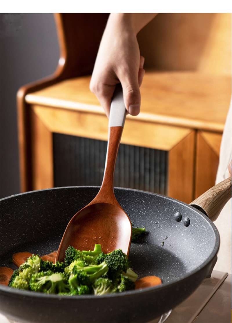 Jual Piranti Alat Masak Wooden Spatula Sutil Sendok Sayur Kayu Jati Set ...