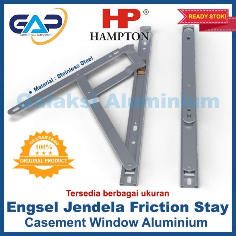 Promo Engsel Jendela Casement Window Friction Stay Aluminium 16 Inch ...