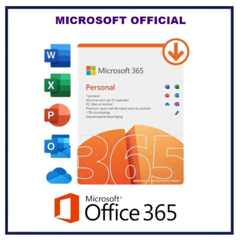 Promo Microsoft Office 365 Personal Original Subscription For 1 User 1 ...