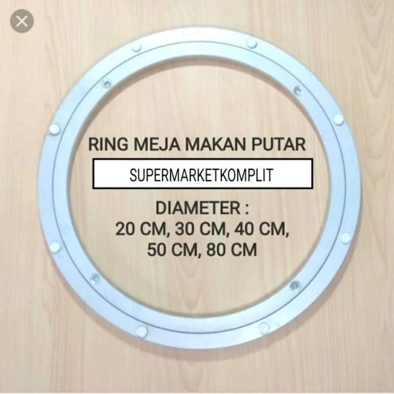 Promo Ring Bulat Meja Makan Putar 50cm Kolahar Lahar 50 Cm Bearing ...