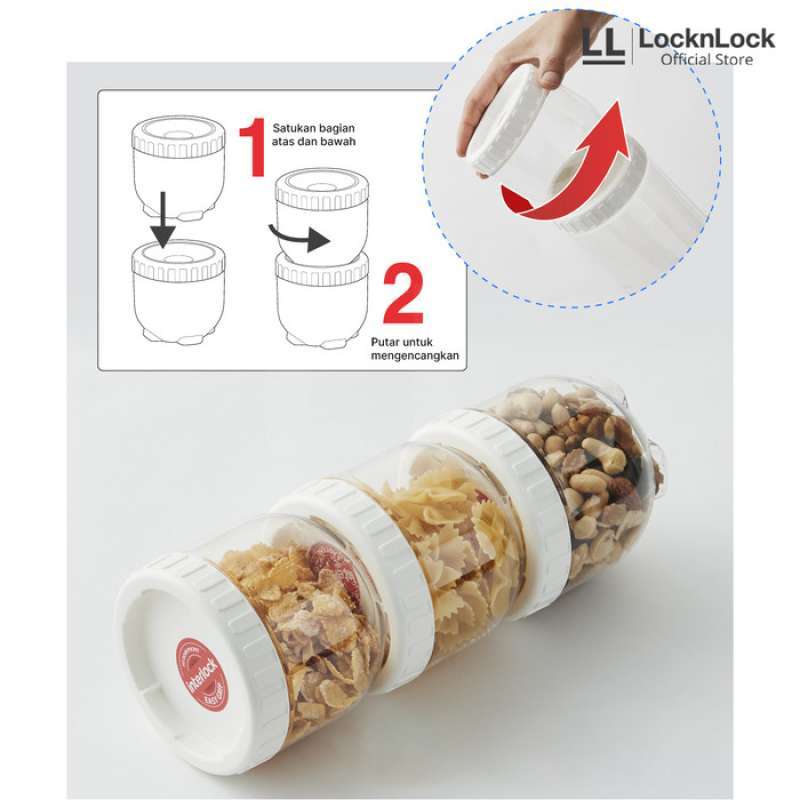 Jual Locknlock Food Container Interlock 2.1 L Inl403w Di Seller Shin ...