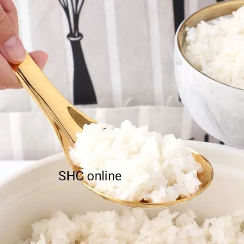 Jual Centong Nasi Stainless Steel - Gold Emas Di Seller Shin Store ...