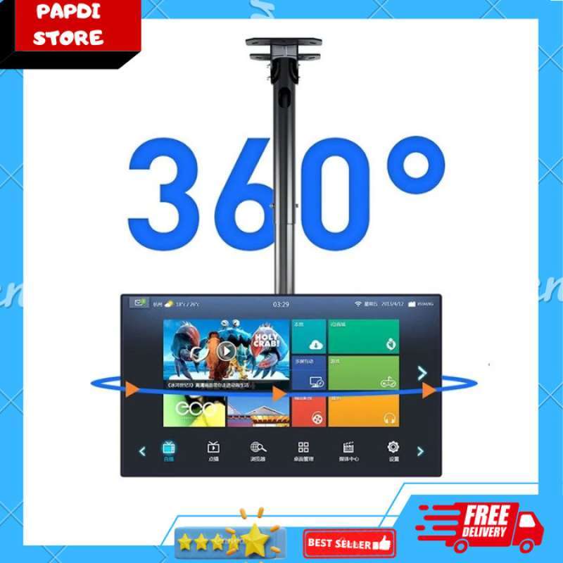 Jual Bracket Gantung Tv Monitor 360 Rotating Hanger For 26-55 Inch Di ...