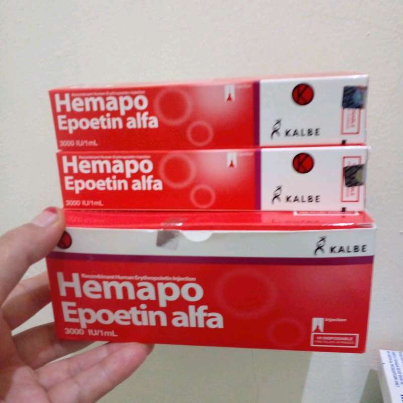 Jual Hemapo/3000/iu/injeksi/box/kecil Di Seller Apotek Balanak - Kayu ...