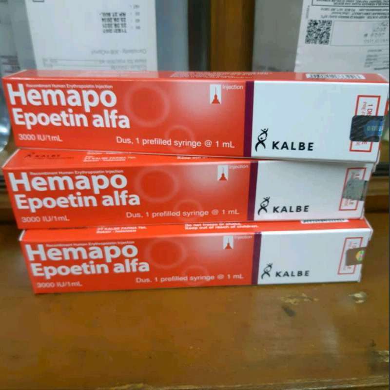 Jual Hemapo/3000/iu/injeksi/box/kecil Di Seller Apotek Balanak - Kayu ...