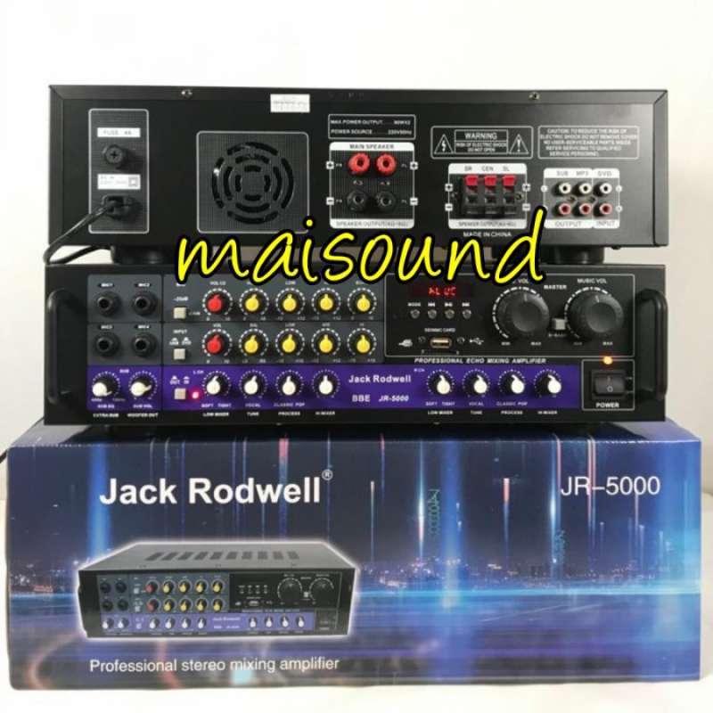 Jual Ampli Jack Rodwell Jr5000 Amplifier Jack Rodwell Jr 5000 Original ...