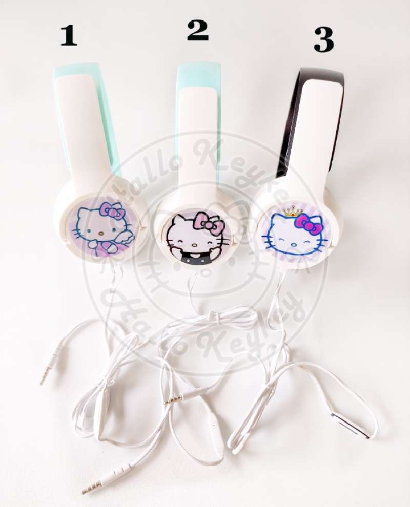 Jual Headphone Headset Hello Kitty Xmy47 Di Seller Indah Purnama Tech ...