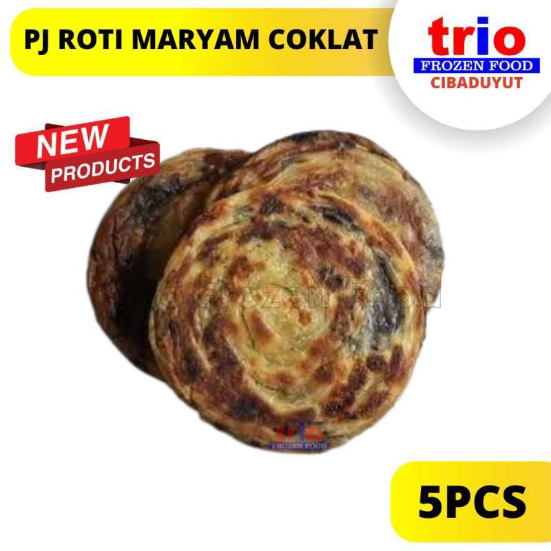 Jual Roti Maryam Canai Frozen Original & Coklat 5pcs Di Seller Trio ...
