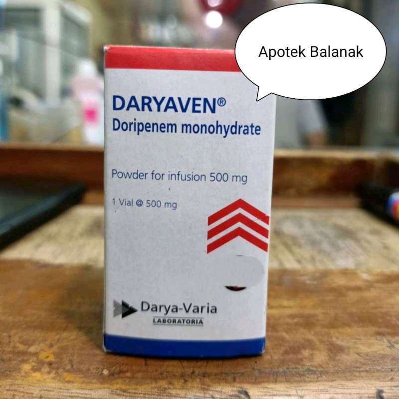 Jual Daryaven/500mg/doripenem/monohydrate/injeksi/box Di Seller Apotek ...
