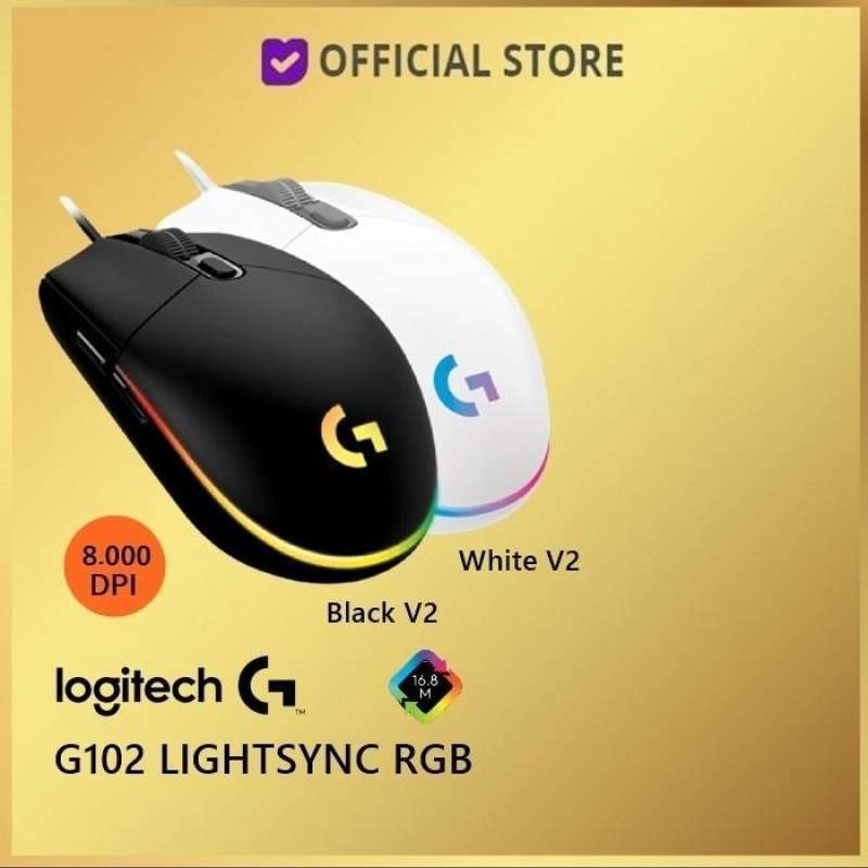 Jual Mouse Logitech Gaming G102 Rgb Original Garansi Resmi Di Seller ...