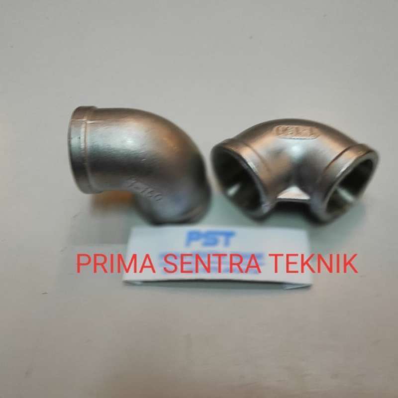 Promo 100% Produk Ori Elbow L Bow Knee Drat Dalam Stainless 304 Ss Ukuran 2 Inch Diskon 23% Di ...