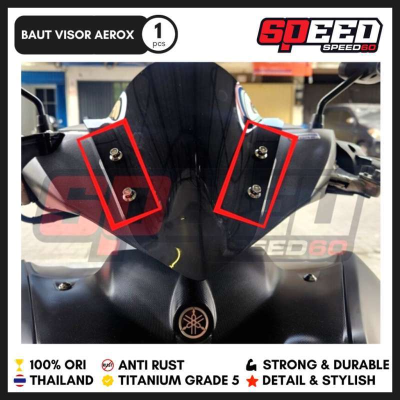 Jual Baut Visor Yamaha Aerox Baut Titanium Probolt Grade 5 Thailand ...
