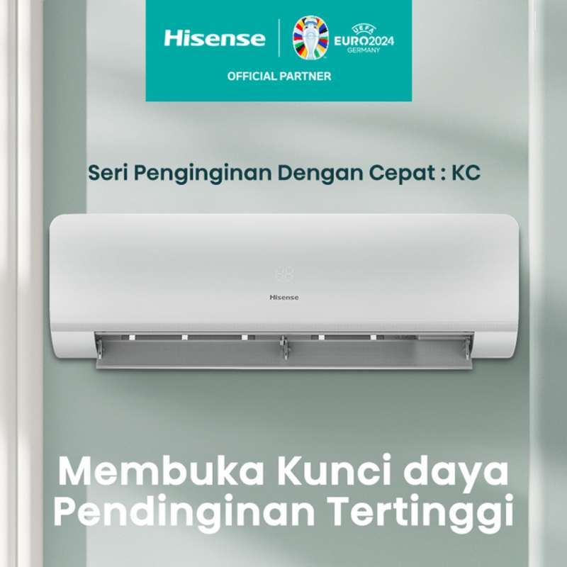 Promo Hisense Ac 1/2pk (0.5 Pk) Inverter - Ai06kcg (indoor+outdoor Unit ...