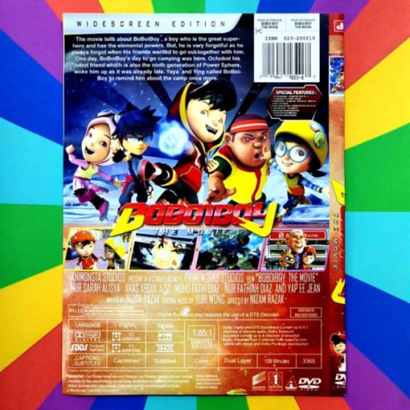 Jual Terlaris Kaset Dvd Film Animasi Kartun Boboiboy The Movie - Film ...