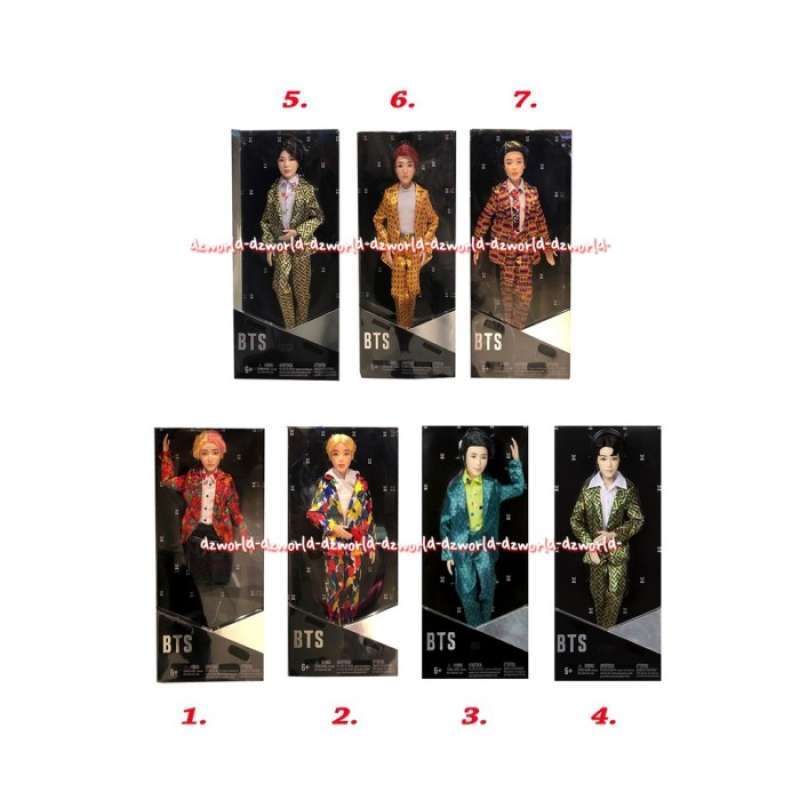 Jual Barbie Bts Doll Koleksi Boneka Bts Grup Band Korea Action Figure ...