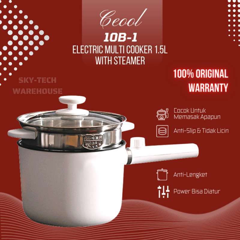 Promo New Electric Cooker Multifungsi With Or No Steamer / Panci ...