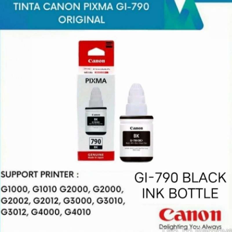 Promo 100% Produk Ori Tinta Canon Pixma Gl-790 Original G2000 G2010 ...