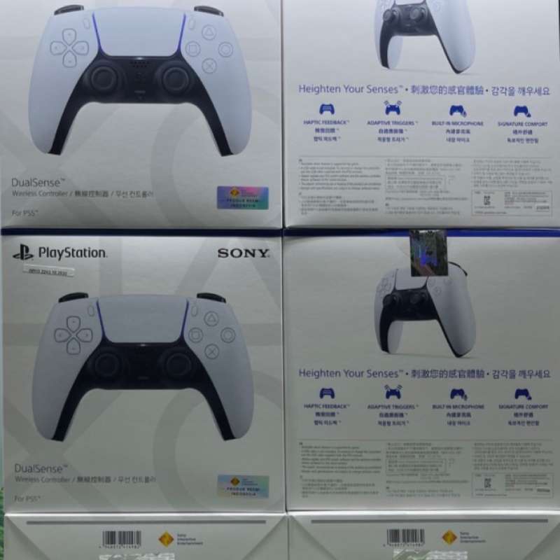 Jual Ps5 Dualsense Wireless Controller White - With Box Di Seller Rukia ...