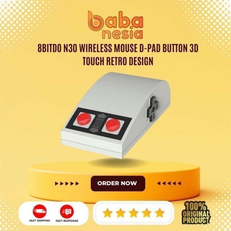Jual 8bitdo N30 Wireless Mouse D-pad Button 3d Touch Retro Design Di ...