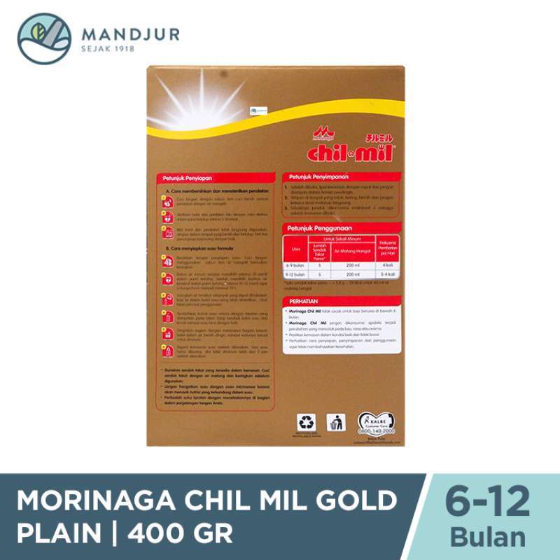 Jual Morinaga Chil Mil Gold 400 Gr - Susu Formula Bayi Lanjutan Di ...