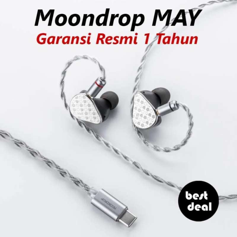 Promo Moondrop May Dynamic + Planar Driver Dsp Usb Type-c 2pin In-ear ...