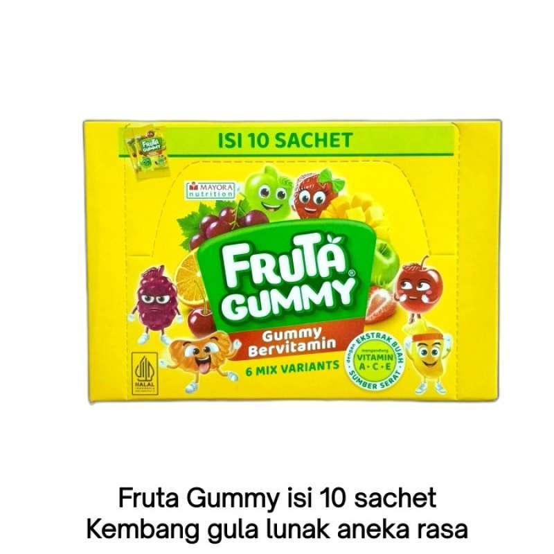 Jual Fruta Gummy Mayora | Isi 10 Sachet Di Seller Best Mart - Pamulang ...