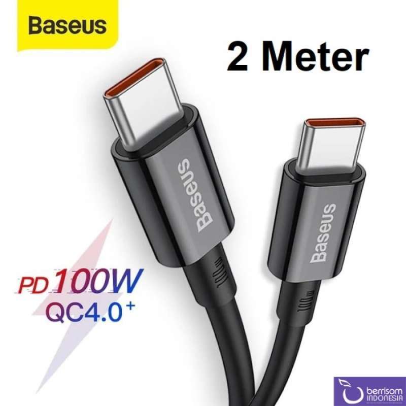 Jual Baseus Superior Kabel Type C To Type C 100w 5a 2m Super Fast ...