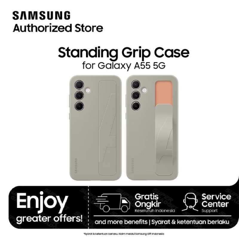 Jual Samsung Galaxy A55 5g Standing Grip Case Cover Casing - Black Di Seller Yama - Cengkareng ...