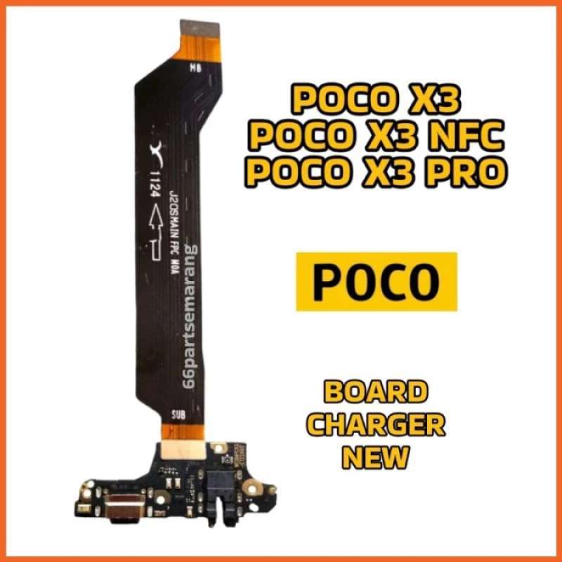 Jual Flexible Ui Board Charger Mainboard Xiaomi Poco X3/x3 Nfc/x3 Pro New - 1 Set Poco X3 Di ...