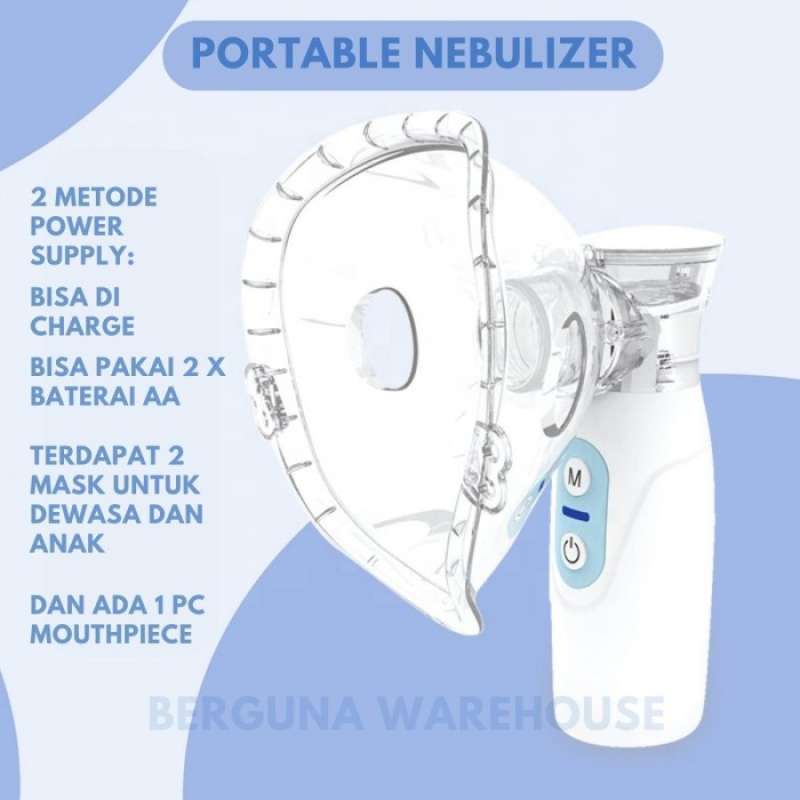 Promo Alat Uap Bantu Terapi Pernafasan Asma Inhalasi Portable Mesh ...