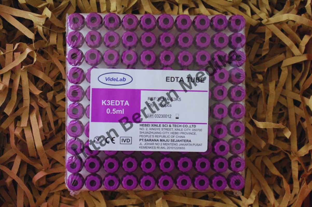 Promo Micro Edta K3 0.5 Ml Videlab Diskon 33% Di Seller Desa Otomotif ...
