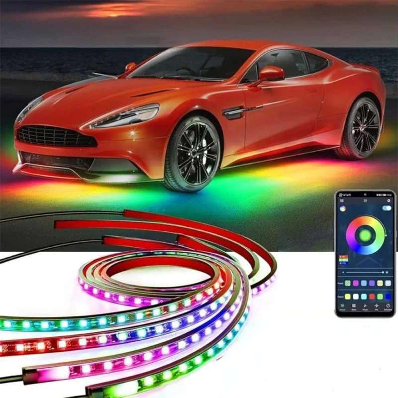 Promo Ej's Lampu Led Strip Flexible Rgb Bluetooth App Controller 4 Pcs ...