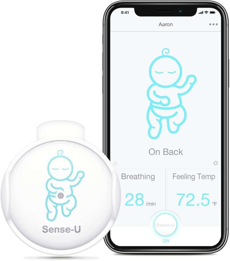 Jual Sense-u Baby Monitor Breathing Movement Temperature Sensors Di ...