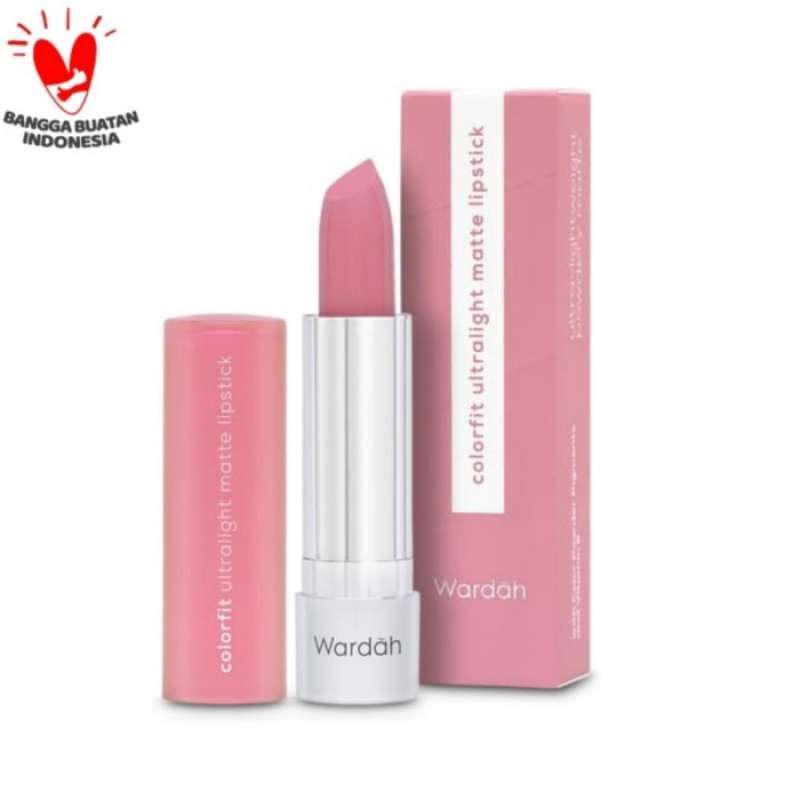 Jual Wardah Colorfit Ultralight Matte Lipstick 01 Parfait Pink Di ...