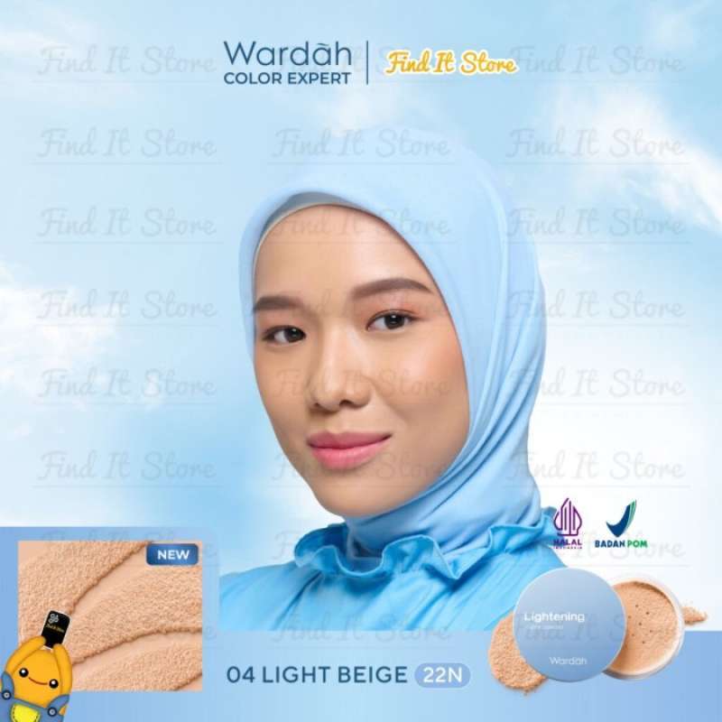 Jual Wardah Lightening Matte Powder 20gr Bedak Tabur Loose Powder Bpom ...