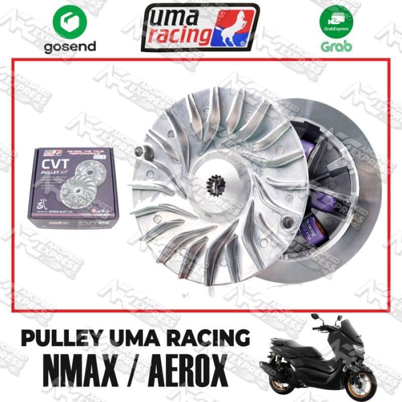 Promo Cvt Pulley Kit Uma Racing Set Rumah Roller Kirian Nmax Aerox 155 Diskon 33% Di Seller ...