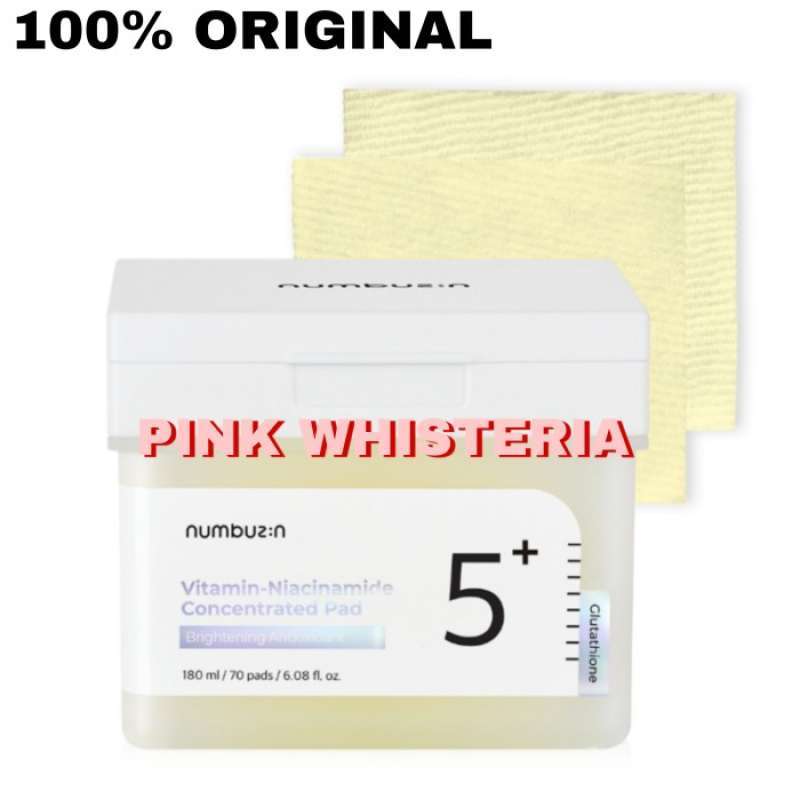 Jual [original] Numbuzin No.5+ Vitamin-niacinamide Concentrated Pad 70 Pads Di Seller Yama ...