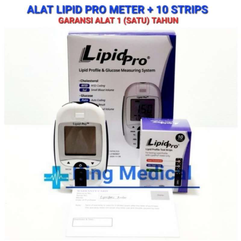 Promo Lipid Pro Meter + Strip Lipid Pro Isi 10 Test Strip Diskon 33% Di ...