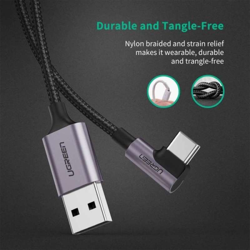 Jual Cable Gaming Usb A To Usb C 90 Android Ugreen Braided Fast ...
