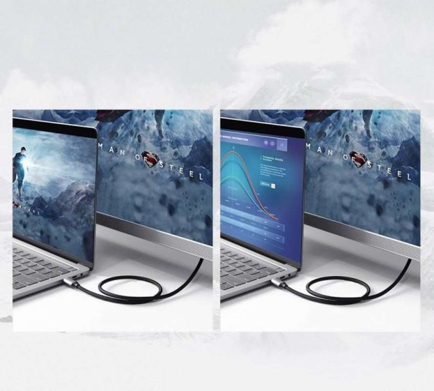 Jual Cable Usb C To Hdmi 4k / 2k Uhd Ugreen Braided Nylon Hdmi Hdtv ...