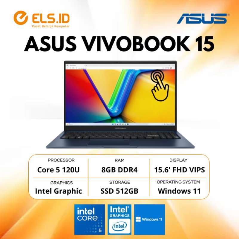 Jual Asus Vivobook 15 A1504vap-vips5503 Touch Core 5-120u 8gb Ssd 512gb ...