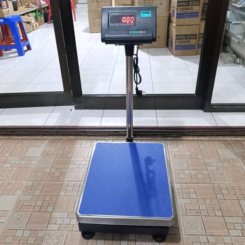 Jual Timbangan Digital Barang 100 Kg, 150 Kg / Timbangan Duduk Digital 100kg, 150 Kg Osuka Di ...