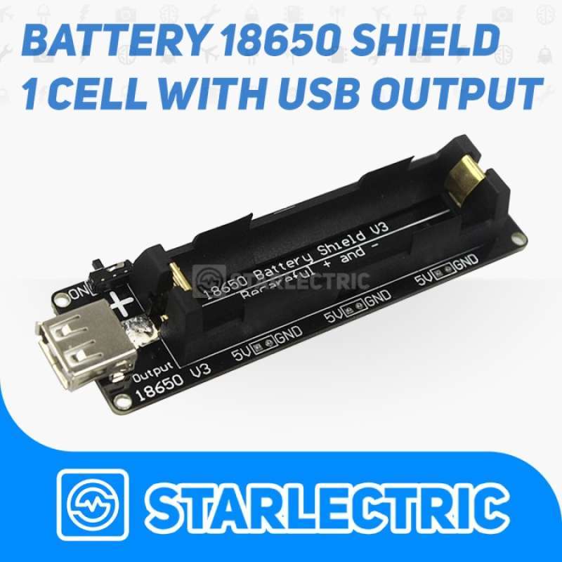 Promo Battery 18650 Shield 1 Cell 1s Wemos Esp32 18650 Baterai Holder